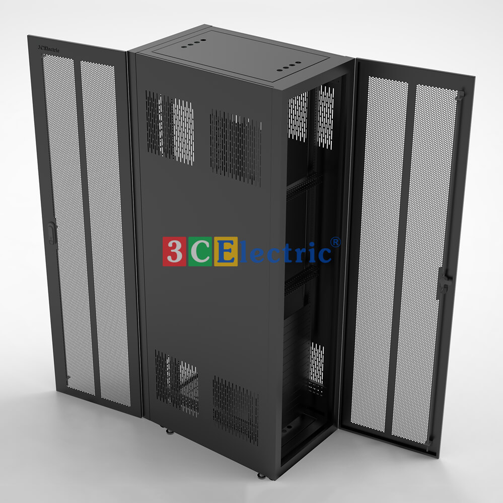 Tủ Rack 45U D1000 chuyên dụng cho Data Center | 3CElectric