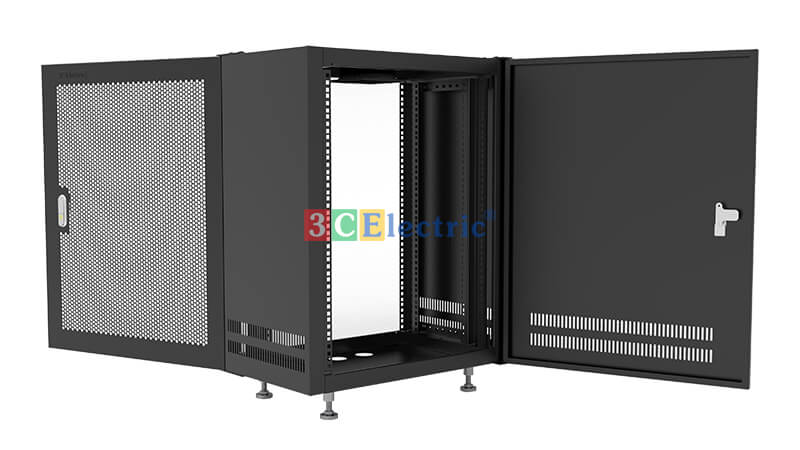 Tủ rack 15u sâu 400, tủ mạng 15u d400 | 3CElectric